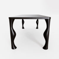 The Courbe Dining table - Solid wood - Made in Vancouver, Canada