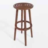 Ripple Bar stool - Solid wood - Made in Vancouver, Canada