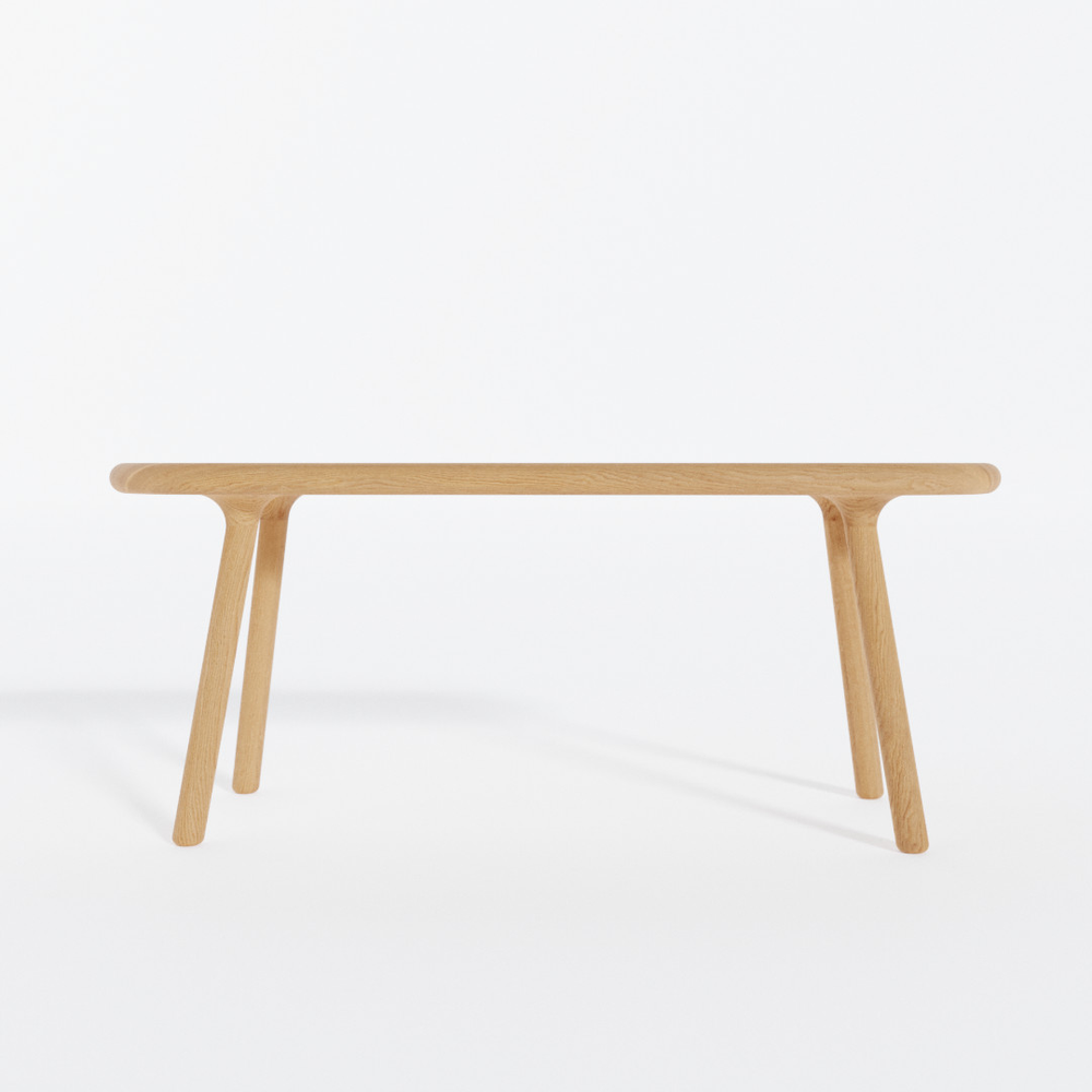 Ripple Bench - Solid wood - Made in Vancouver, Canada